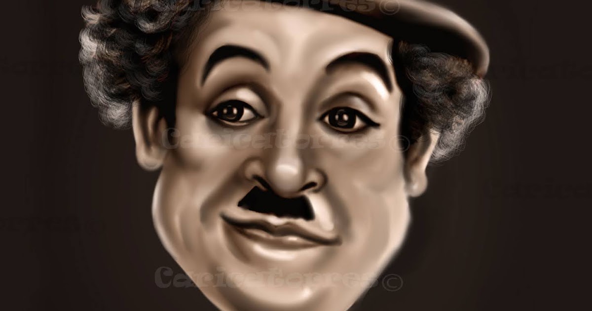CARICATORRES: CARICATURA DE CHARLES CHAPLIN "CHARLOT"