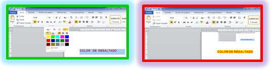 WORD: RESALTAR UN TEXTO