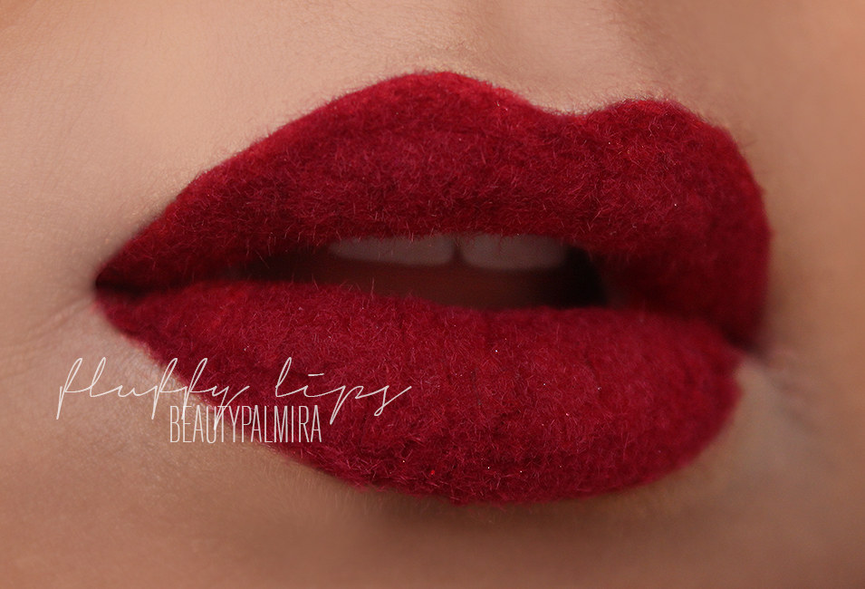 Fluffy Red Lips - Beauty Palmira