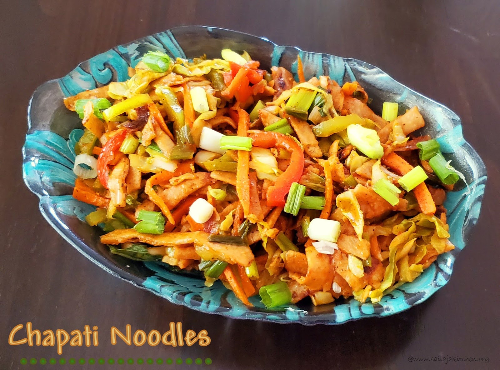 Sailaja Kitchen...A site for all food lovers!: Chapati Noodles / Roti ...