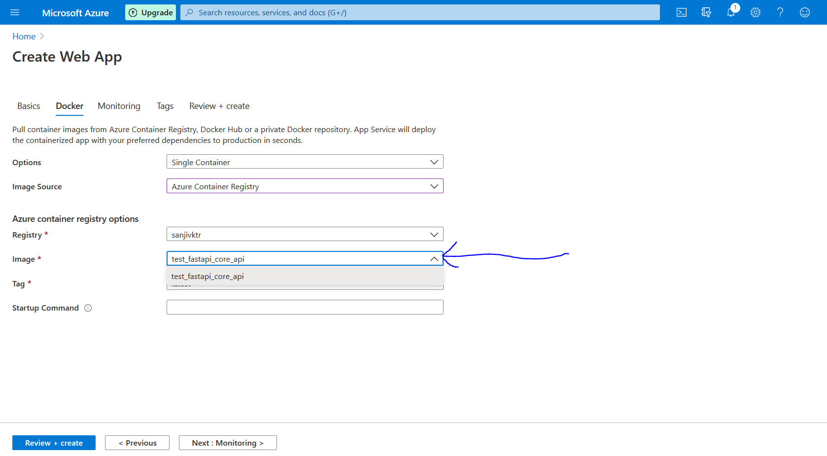 How to Deploy FastAPI Docker Image in Azure - Technology Redirect How to Deploy FastAPI Docker Image in Azure - Technology Redirect
