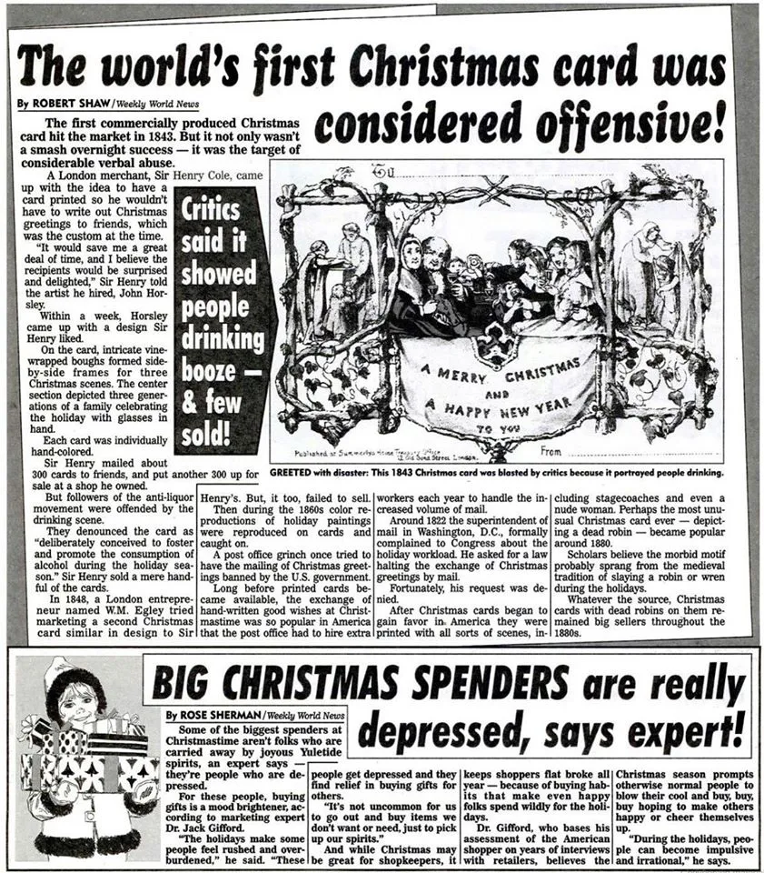 John Callcott Horsley | The world's first Christmas card, 1843 | Tutt ...