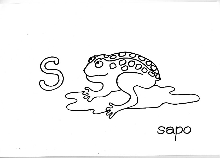 Dibujos para imprimir y colorear pintar imagenes para niños: Letra S ...