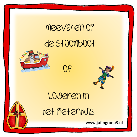 Juf in groep 3: Dilemma's voor kinderen | Thema SINTERKLAAS
