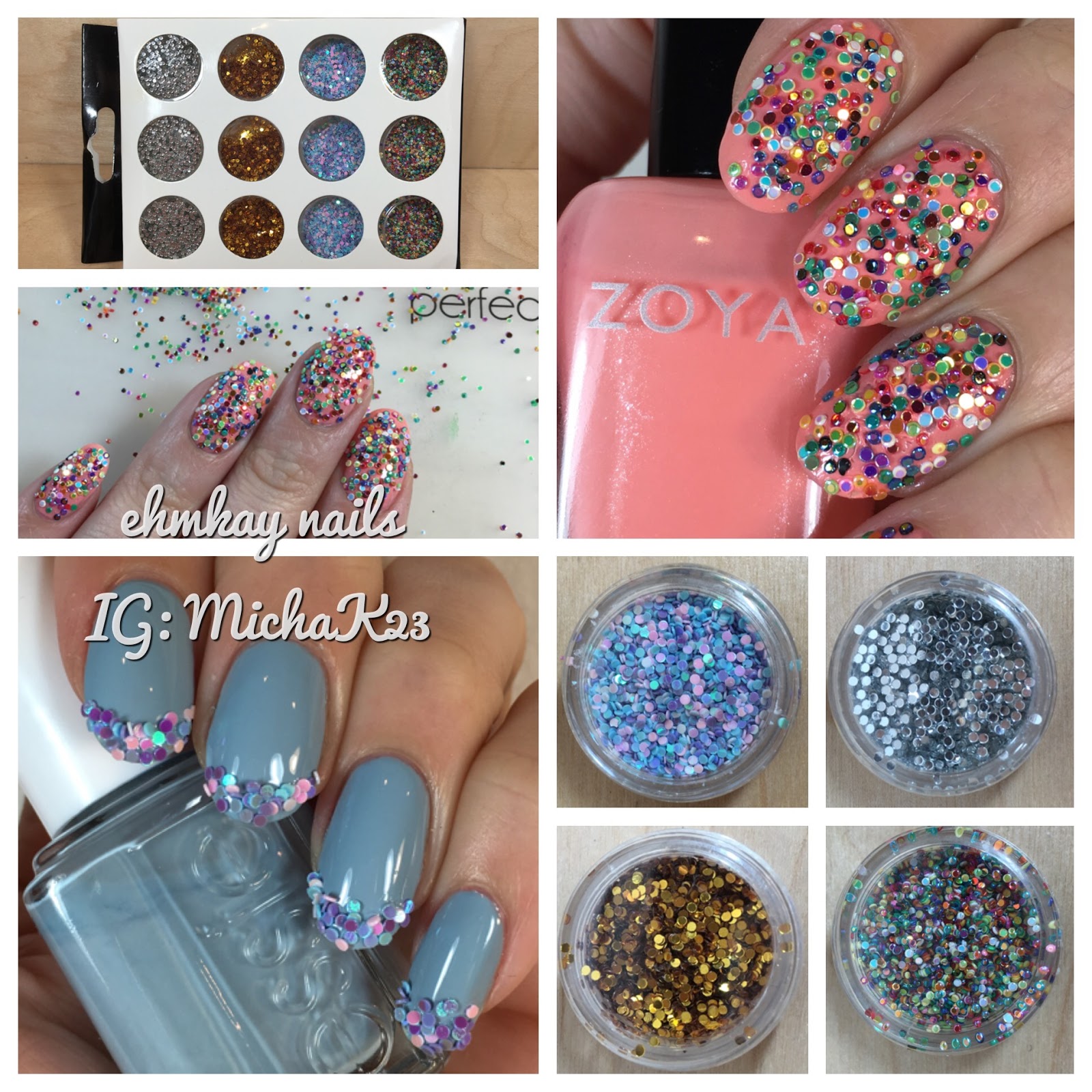 ehmkay nails: Sprinkles Nail Art with Lady Queen Nail Gems