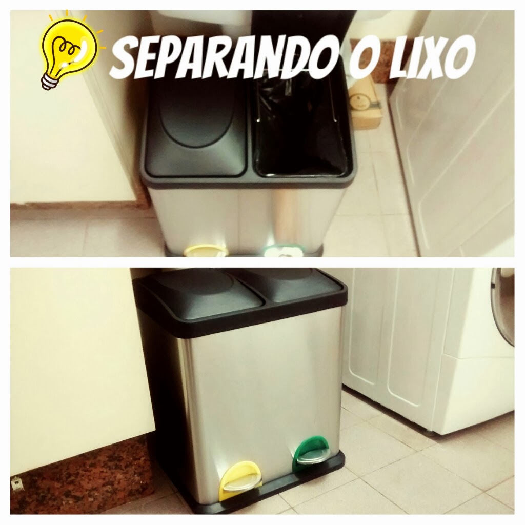 {Descarte Correto} Separando o Lixo - Seco/Orgânico - Blog Dona Ingrid