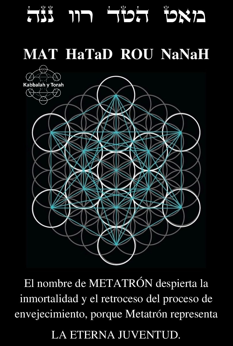 Kabbalah y Torah en Expansión : MATAT - METATRON: SU NOMBRE ES COMO EL ...