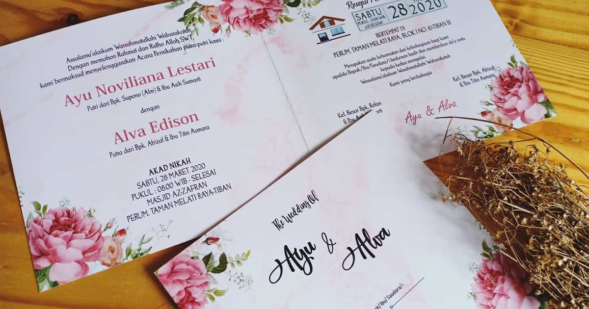 File corel draw undangan pernikahan