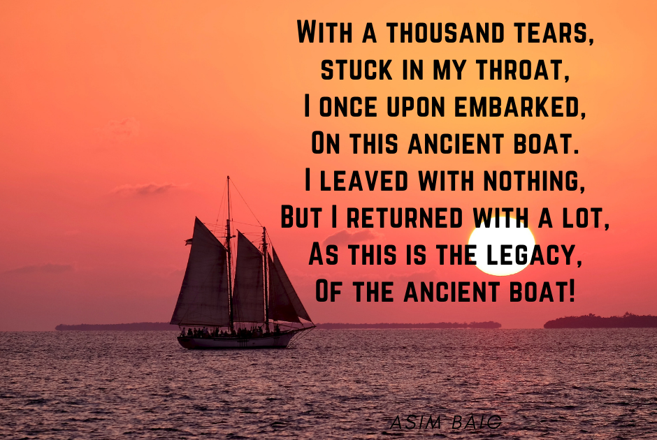 The Ancient Boat - Short Poems About Life Journey And Struggles