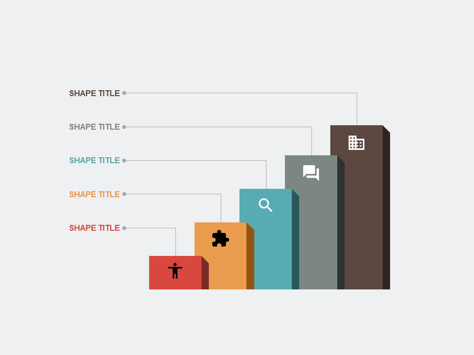 Overlap Bar Graph PowerPoint Templates - PowerPoint Free