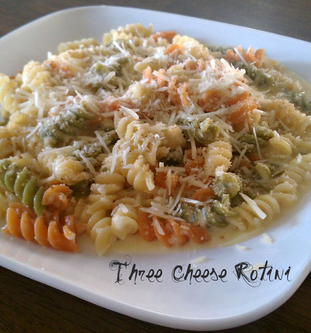 a little healthier: Three Cheese Rotini