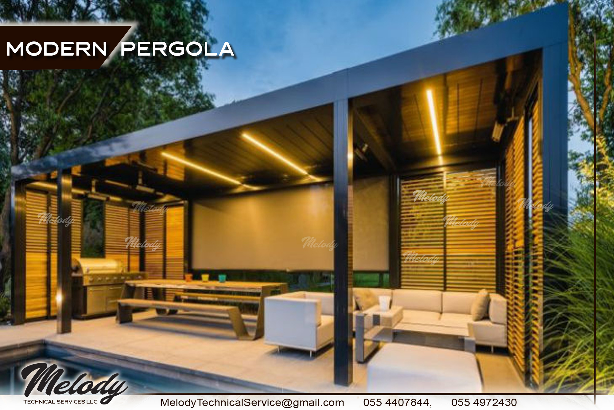Modern And Creative Pergola Design Ideas In UAE