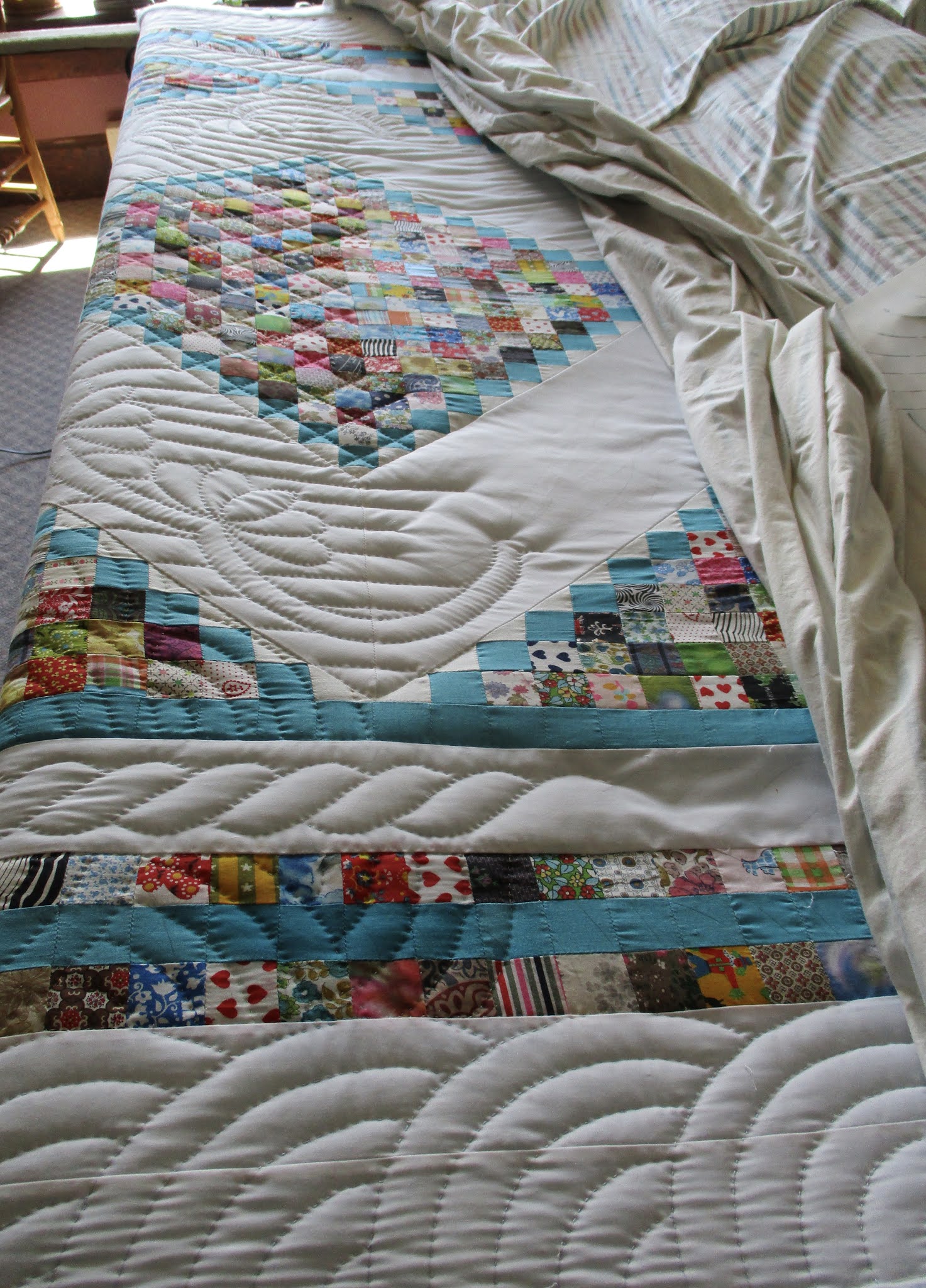 Gretchen's Little Corner: Halfway Finished!