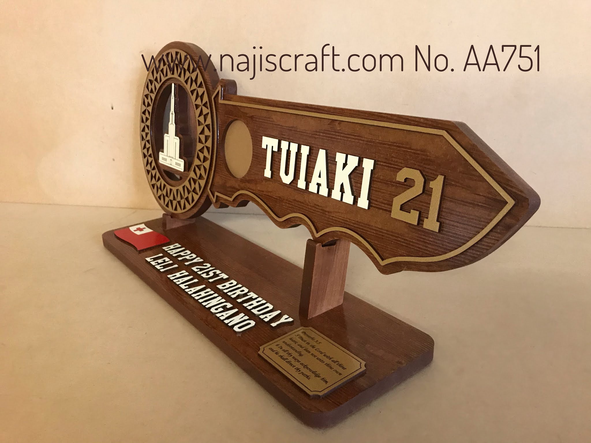 NO. A751 TONGAN 21ST KEY