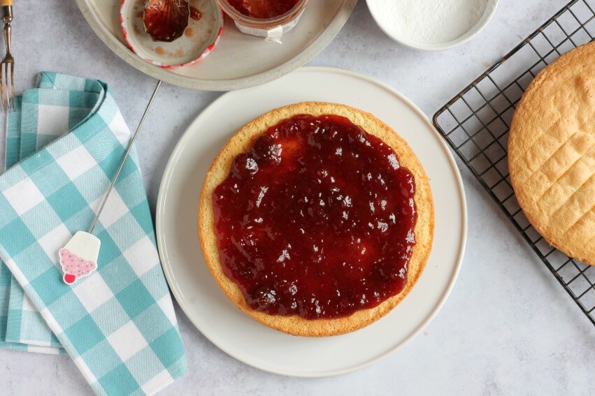 Fat Free and Reduced Sugar Sponge Cake - A Cornish Food Blog | Jam and ...