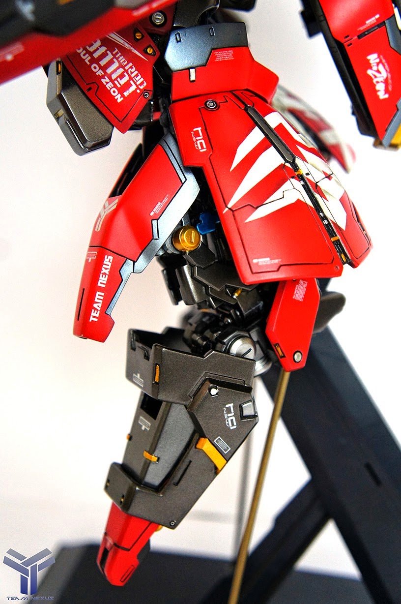 Custom Build: G-system 1/100 Sazabi Evolve ver 2.0 "Blazin" + LED