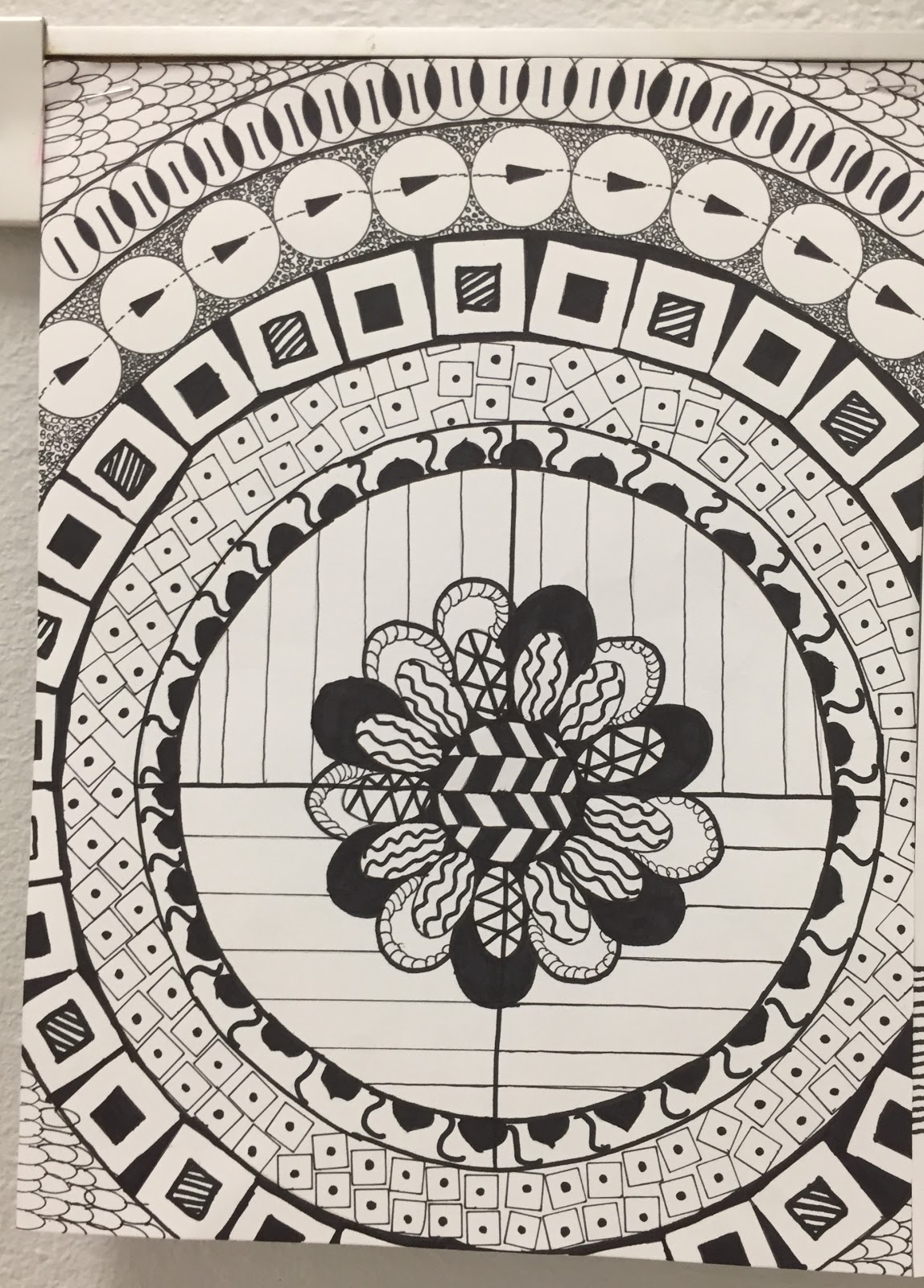 Art with Ms. Thomas: High School Zentangles