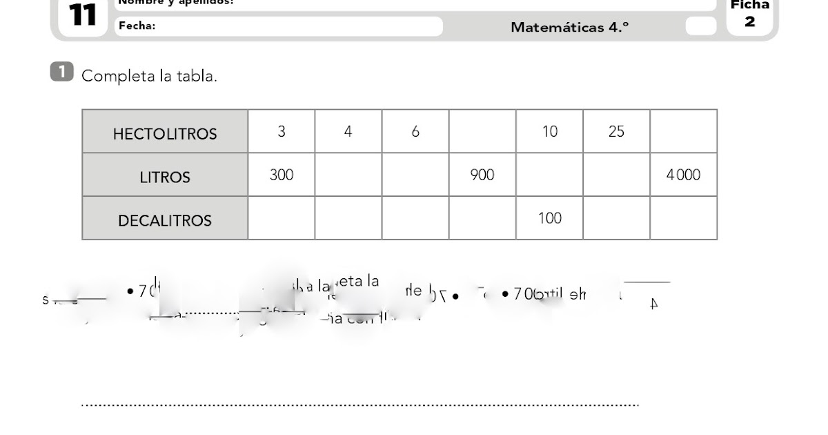 English Monsters 3rd and 4th Grade: FICHA DE REPASO 2