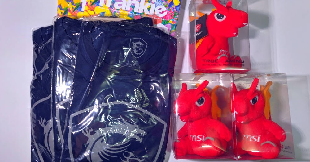 MSI Mascot Dragon Lucky Toy and MSI Shirt TechPinas Goodies Giveaway ...