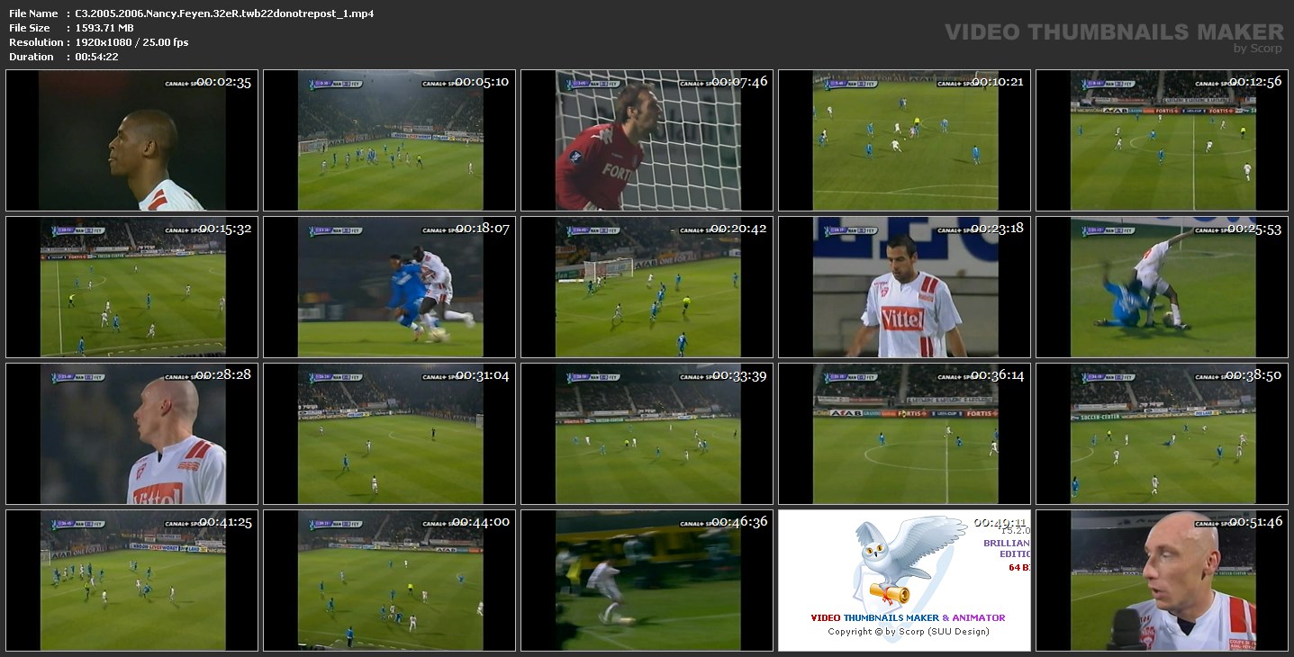 TWB22: Coupe Uefa 2005 2006 Nancy Feyenoord