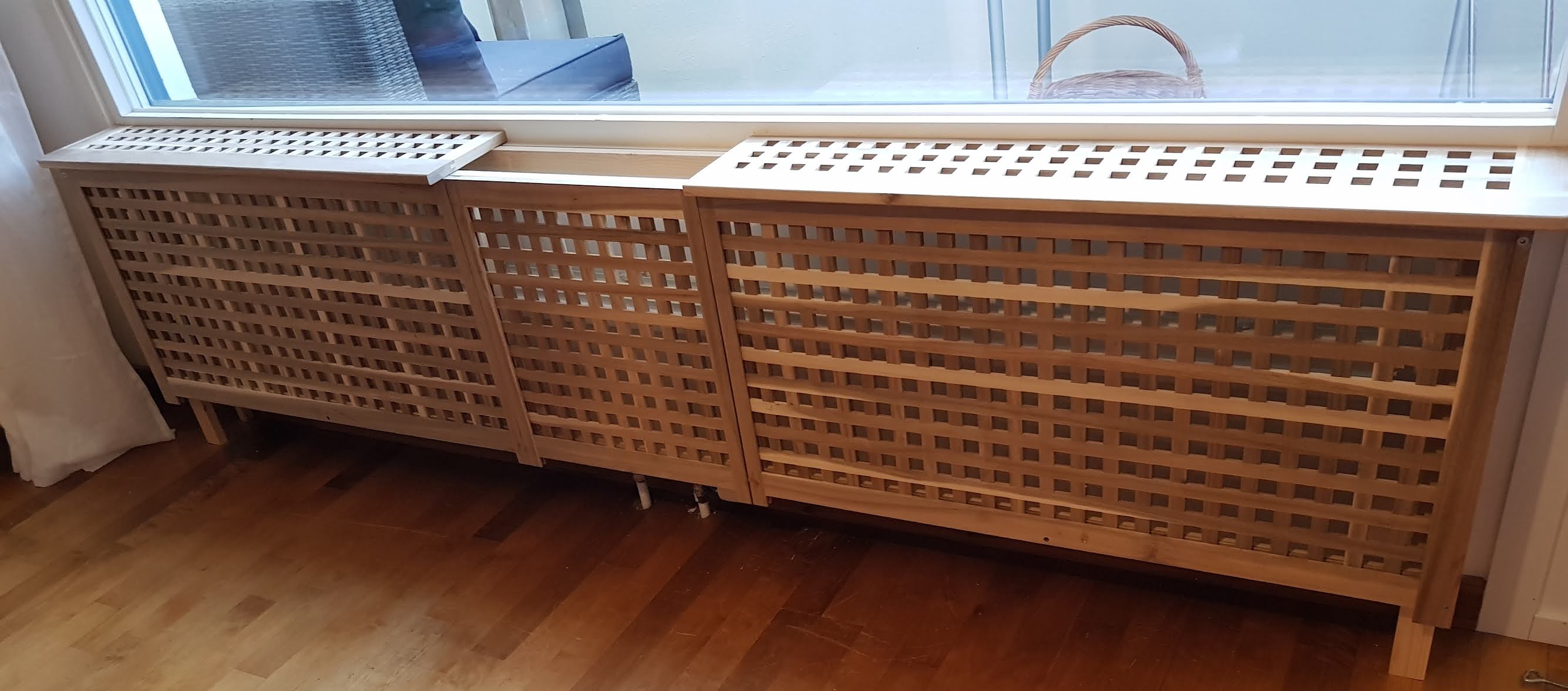 IKEA hack — Hol Storage Table -> Radiator Cover