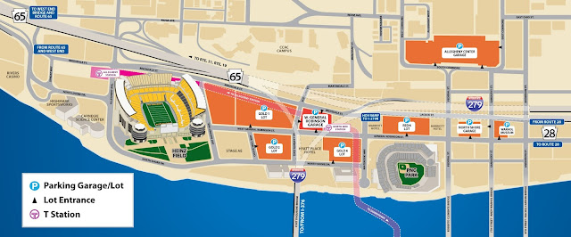 New Pnc Park Parking Map - Seating Chart