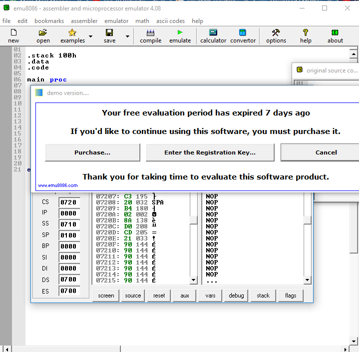 emu8086 free registration key - Tutul's Blog