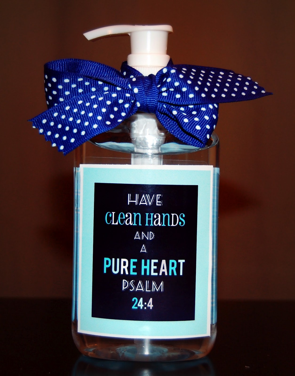 A pure heart and clean hands - barnfiko