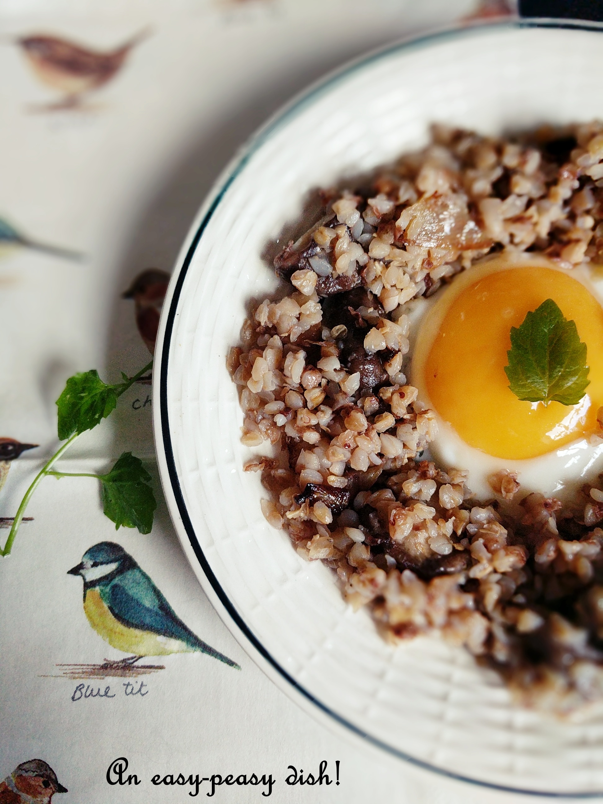 GRETCHKA - KASHA - WITH MUSHROOMS - Easy-peasy dish...