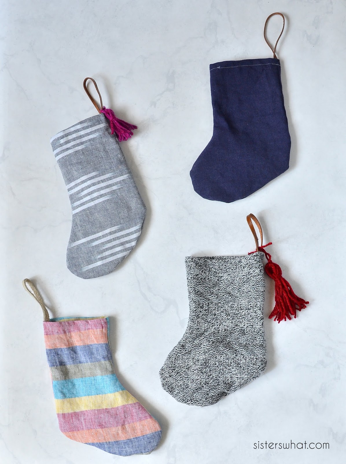 How to Sew Mini Stockings a Sewing Tutorial - Sisters, What!