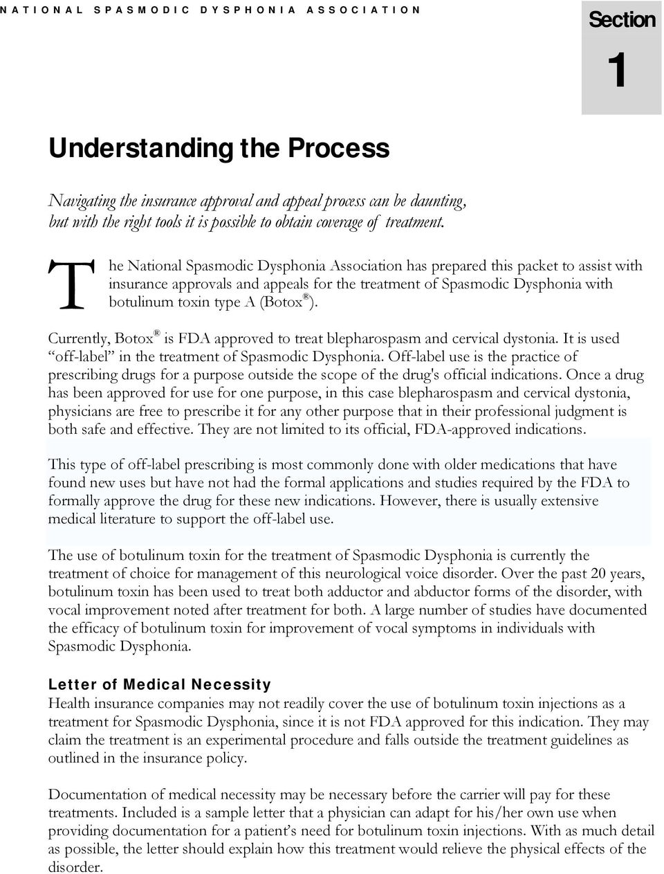 Botox Letter Of Medical Necessity Template ~ Resume Letter