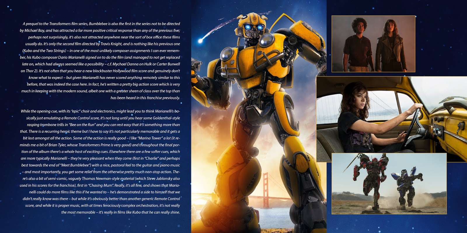 Soundtrack List Covers: Bumblebee (Dario Marianelli)