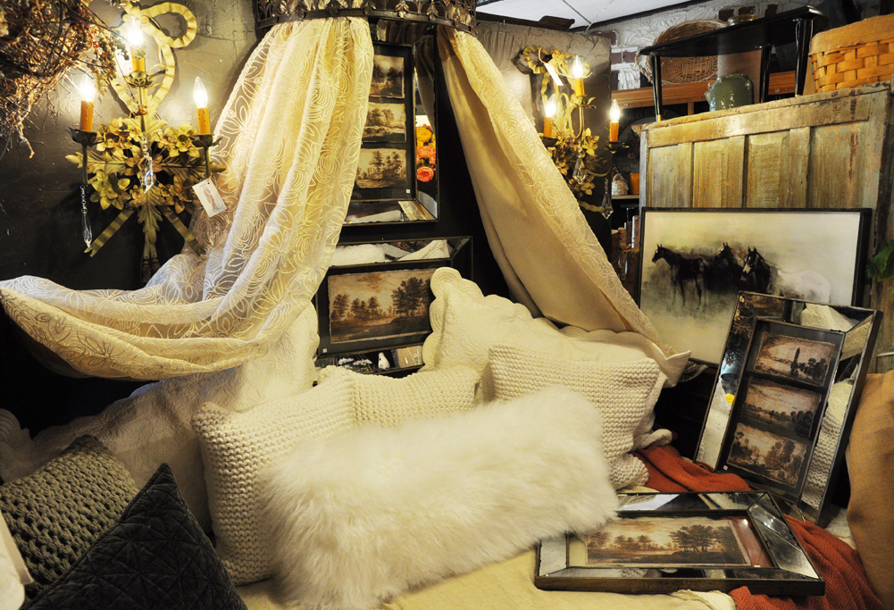 .: Sepia Landscape Prints with Antique Mirror Finish...