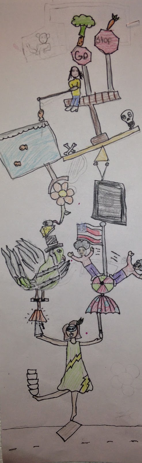 Art Room Blog: 5th Grade Balancing Act...