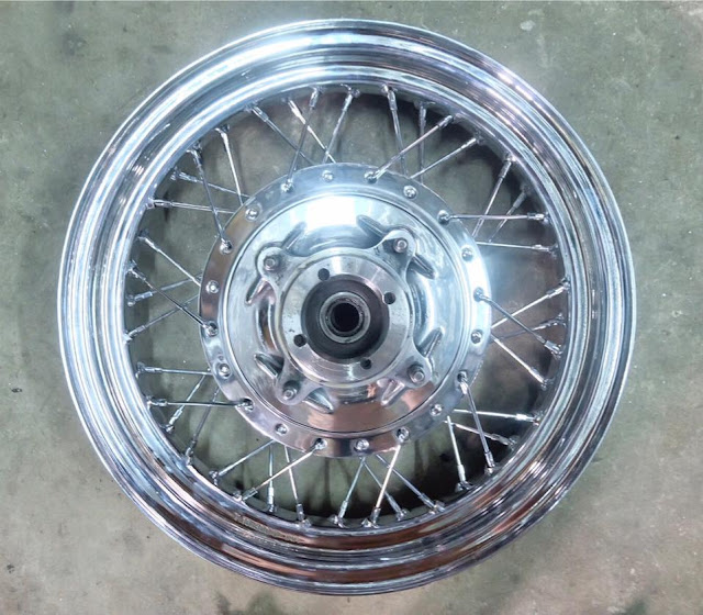 Thoy Cycles : CB750 hub chopper rim.