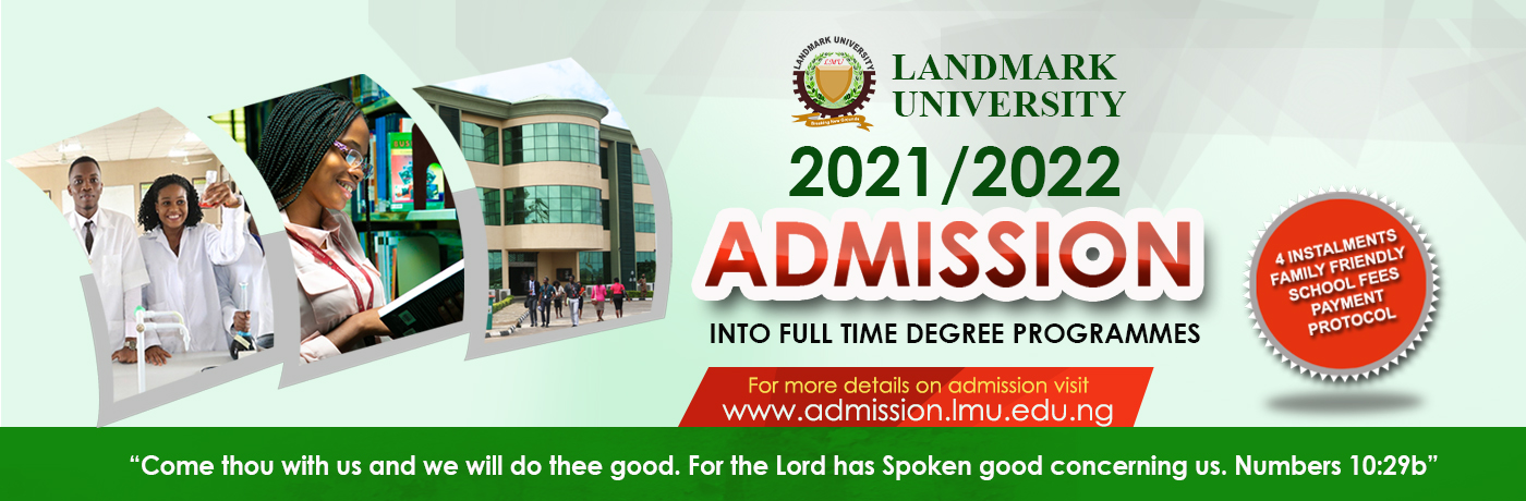 Landmark University Post-UTME Screening Form 2022/2023
