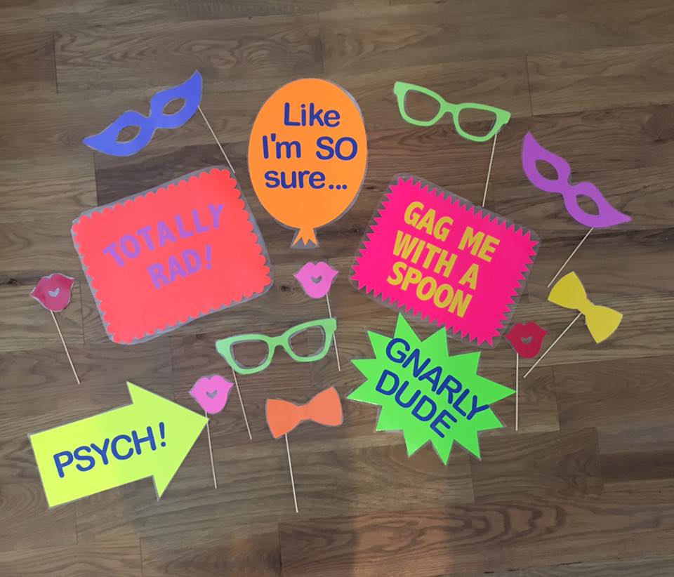 Crafty Texas Girls: 80s DIY Costume & Photo Props