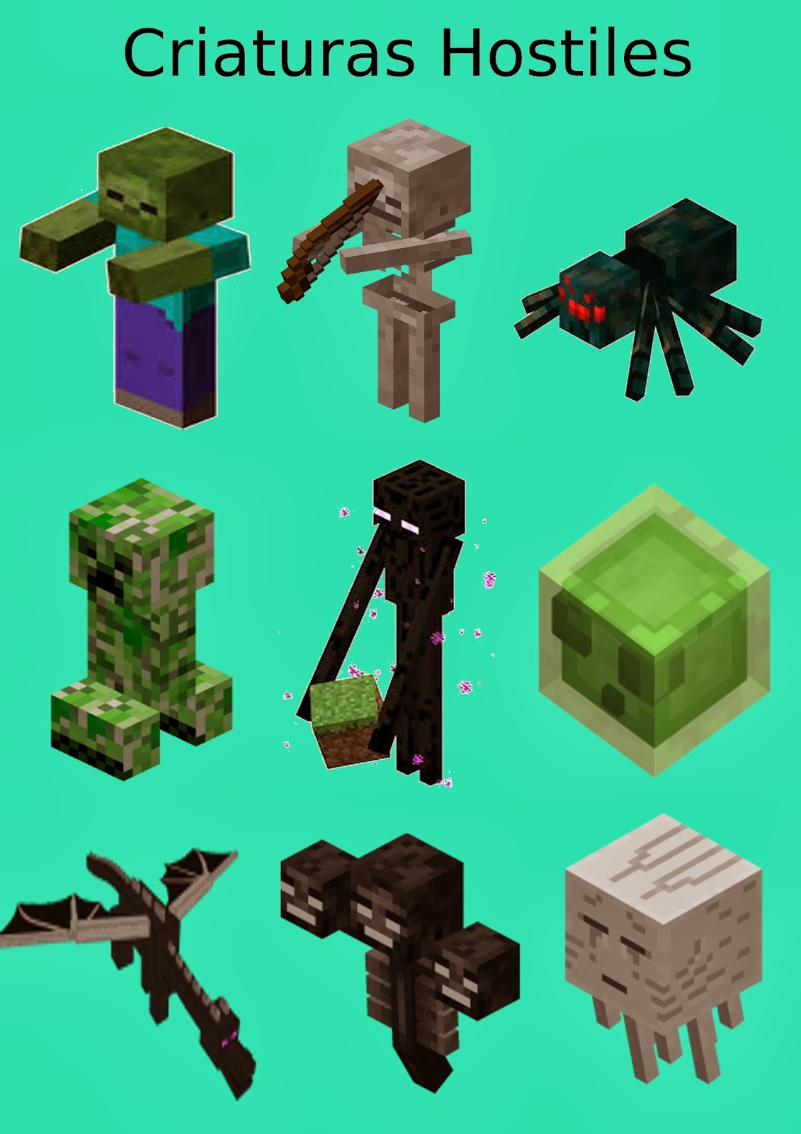 Minecraft trucos y mas!!: Minecraft criaturas