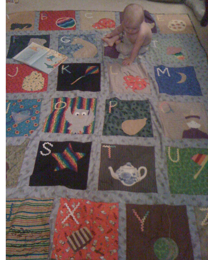 Down Syndrome: A Day to Day Guide: Alphabet Tactile Quilt