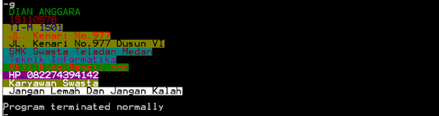 Belajar Program Assembly Dan Contoh Cara Membuat Nama, NPM, Kelas ...