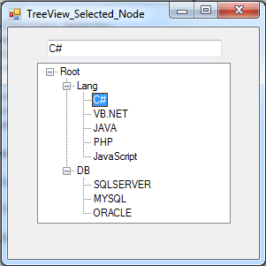 Get TreeView Node Text And Name In C# - C#, JAVA,PHP, Programming ...