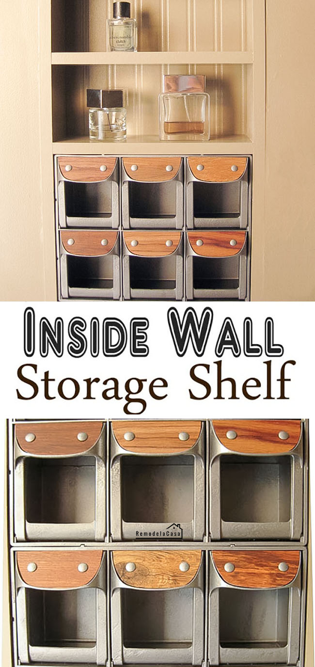 DIY - Between the Studs Shelf - Closet Makeover Part-2 - Remodelando la ...