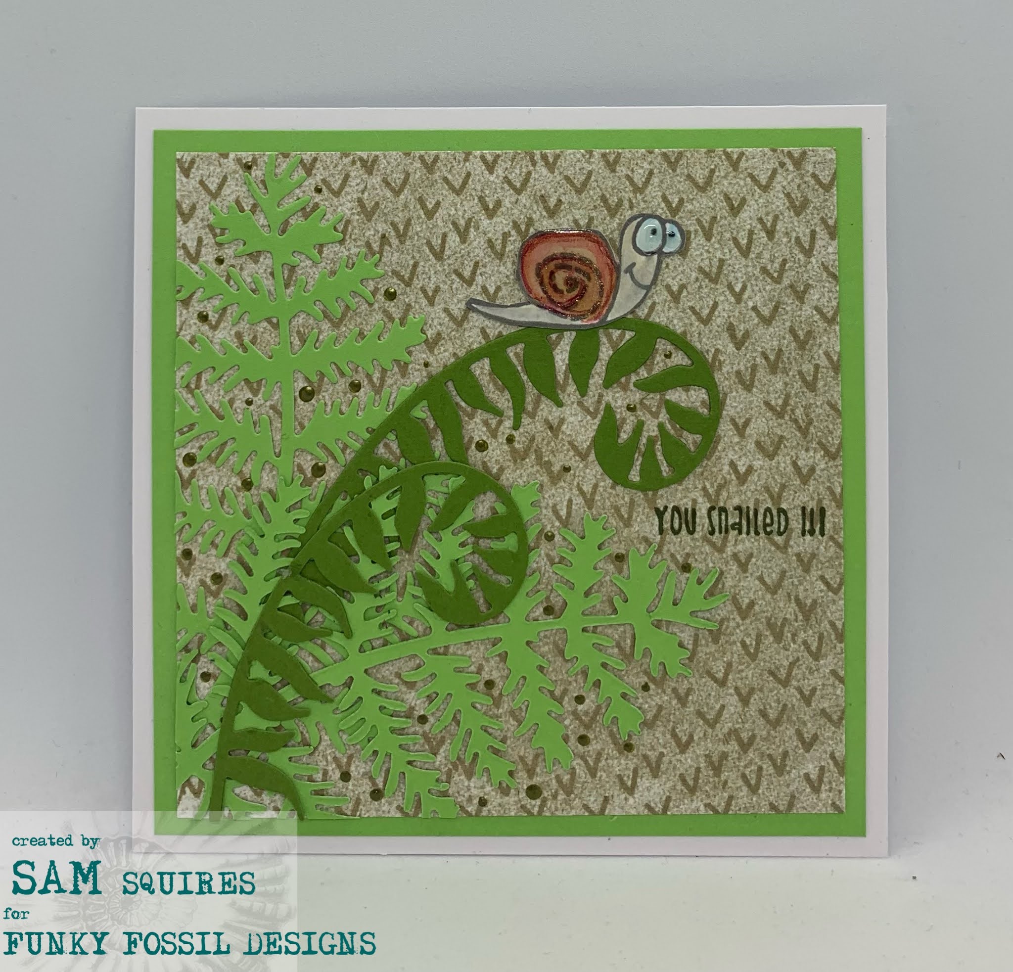 A Crafting Niche: Funky Fossil Designs "Ferns" Dies release day