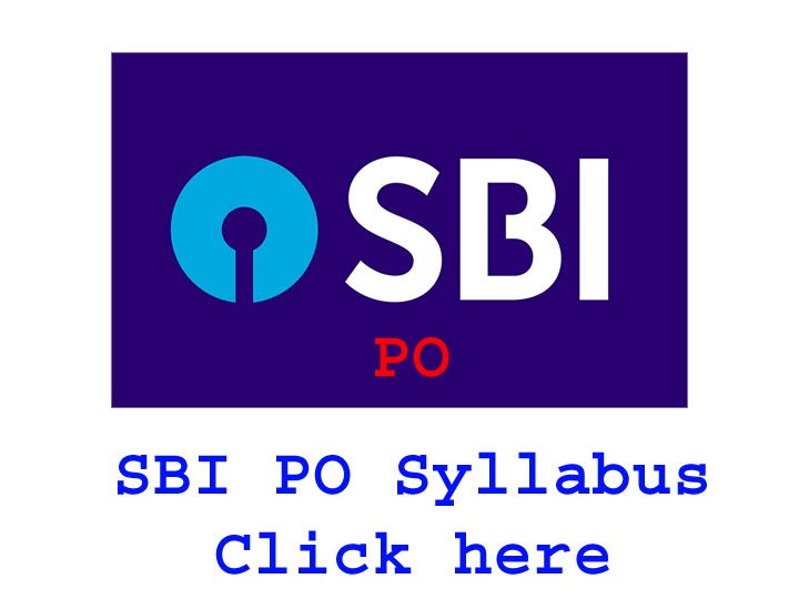 SBI PO Syllabus sbi-po-syllabus