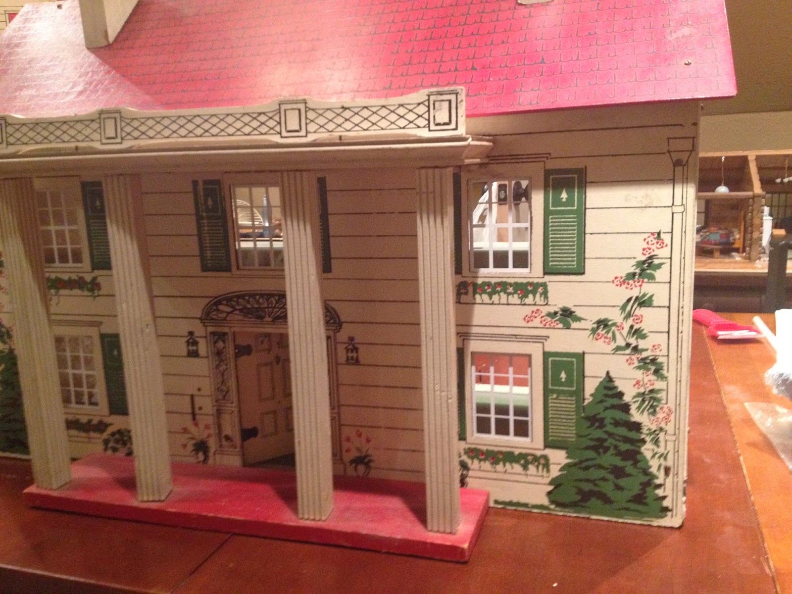 . Tulsa Tiny Stuff : 1940's Rich Southern Colonial Doll House