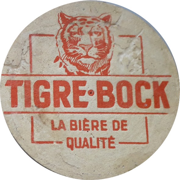Sous bocks bretons: Bière Tigre-Bock, Kronenbourg