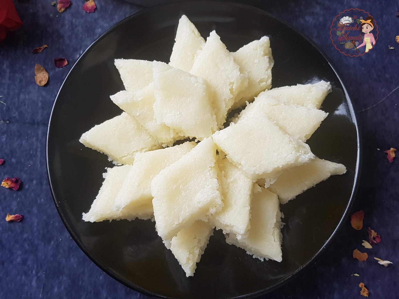 Easy to Make Traditional Coconut Burfi Recipe / Malai-Coconut Burfi ...