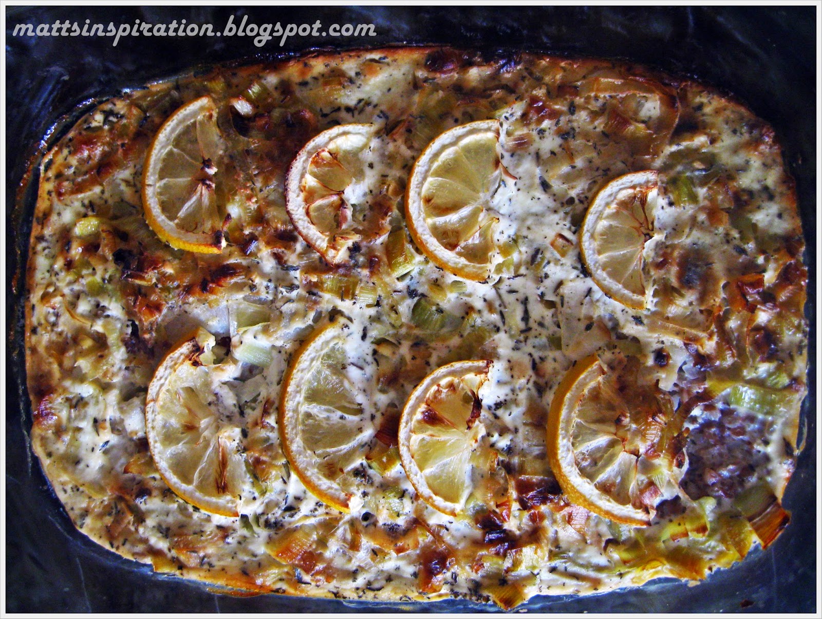 Matt's Inspiration: Ryba w sosie cytrynowym