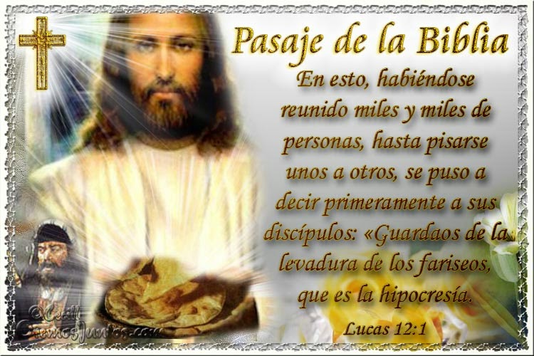 Vidas Santas: Santo Evangelio según san Lucas 12:1 Vidas Santas: Santo Evangelio según san Lucas 12:1
