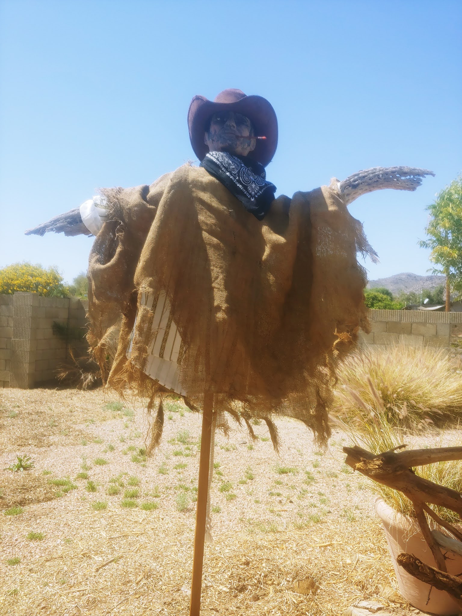 Josiah Undead Cowboy Scarecrow